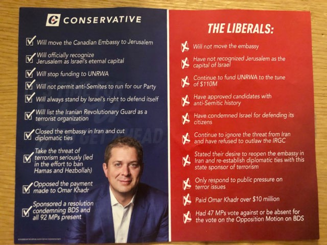 It appears Andrew Scheer is running for PM… of Israel!! | Canada Talks ...